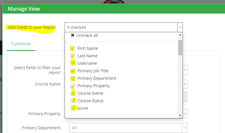 How to Run a Course Completion Status Report