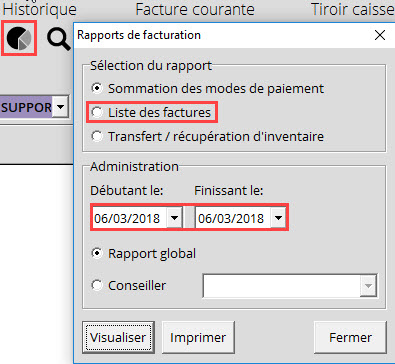 Comment modifier une facture