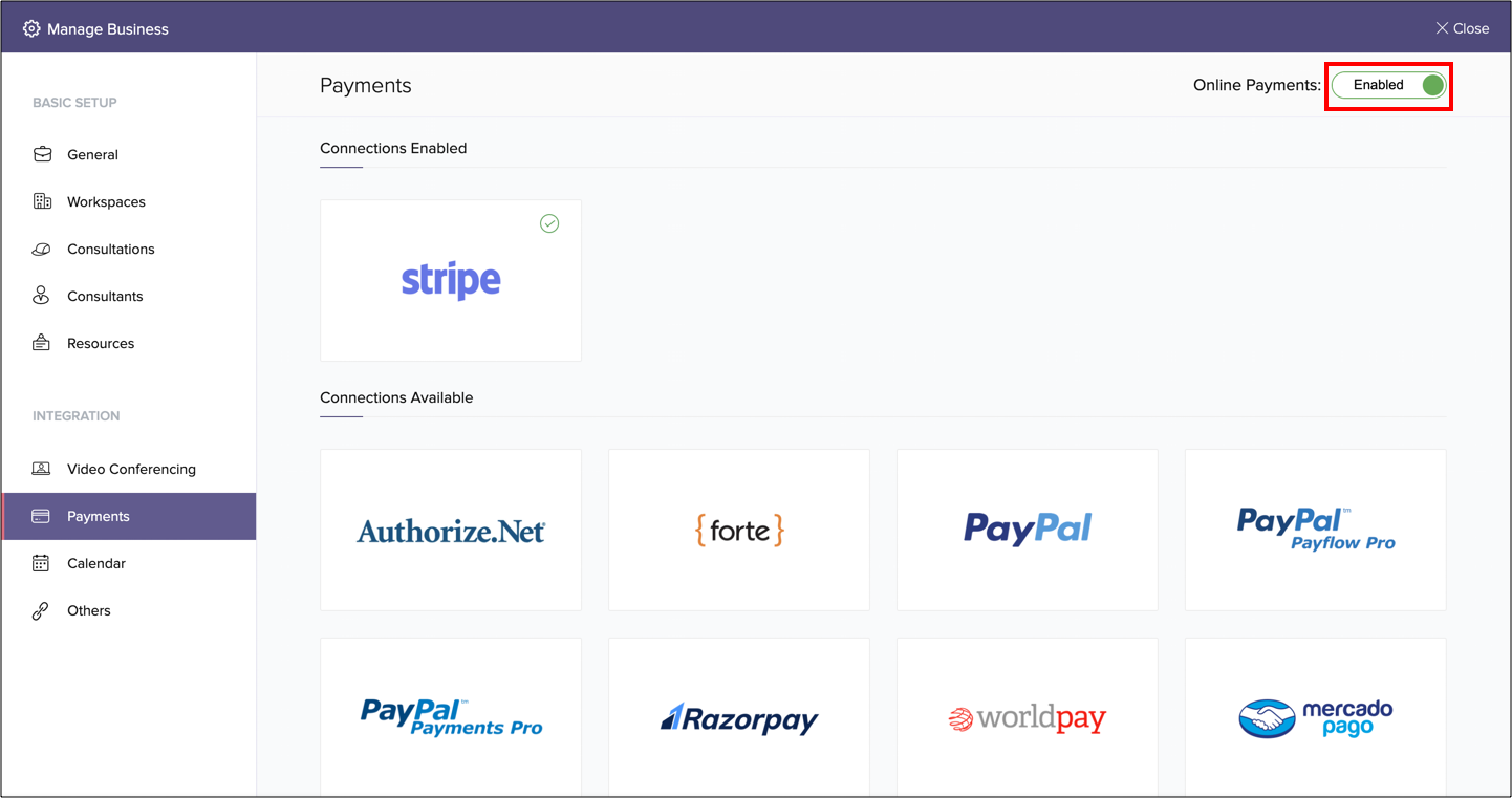 Stripe Payments