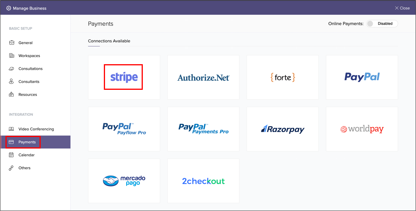 Stripe Payments