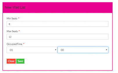 Waitlist and Reservation