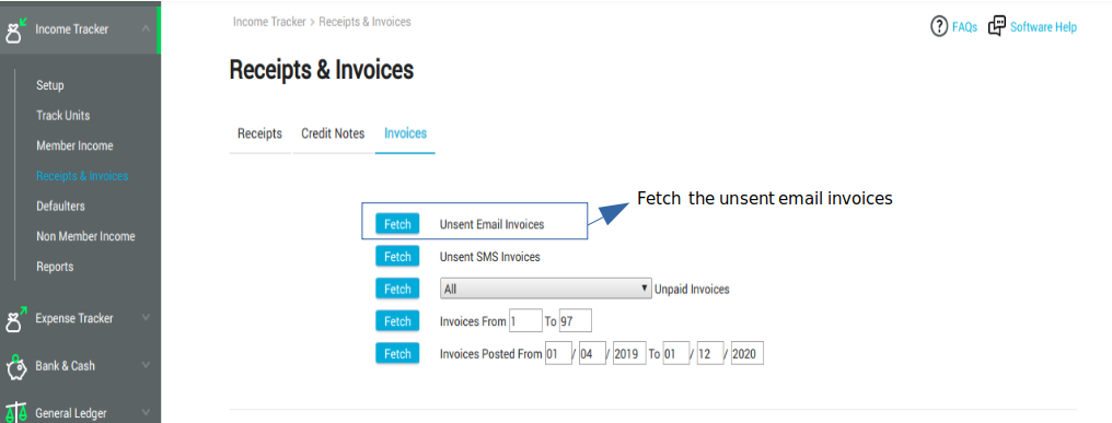 How to fetch the Unsent email Invoices?