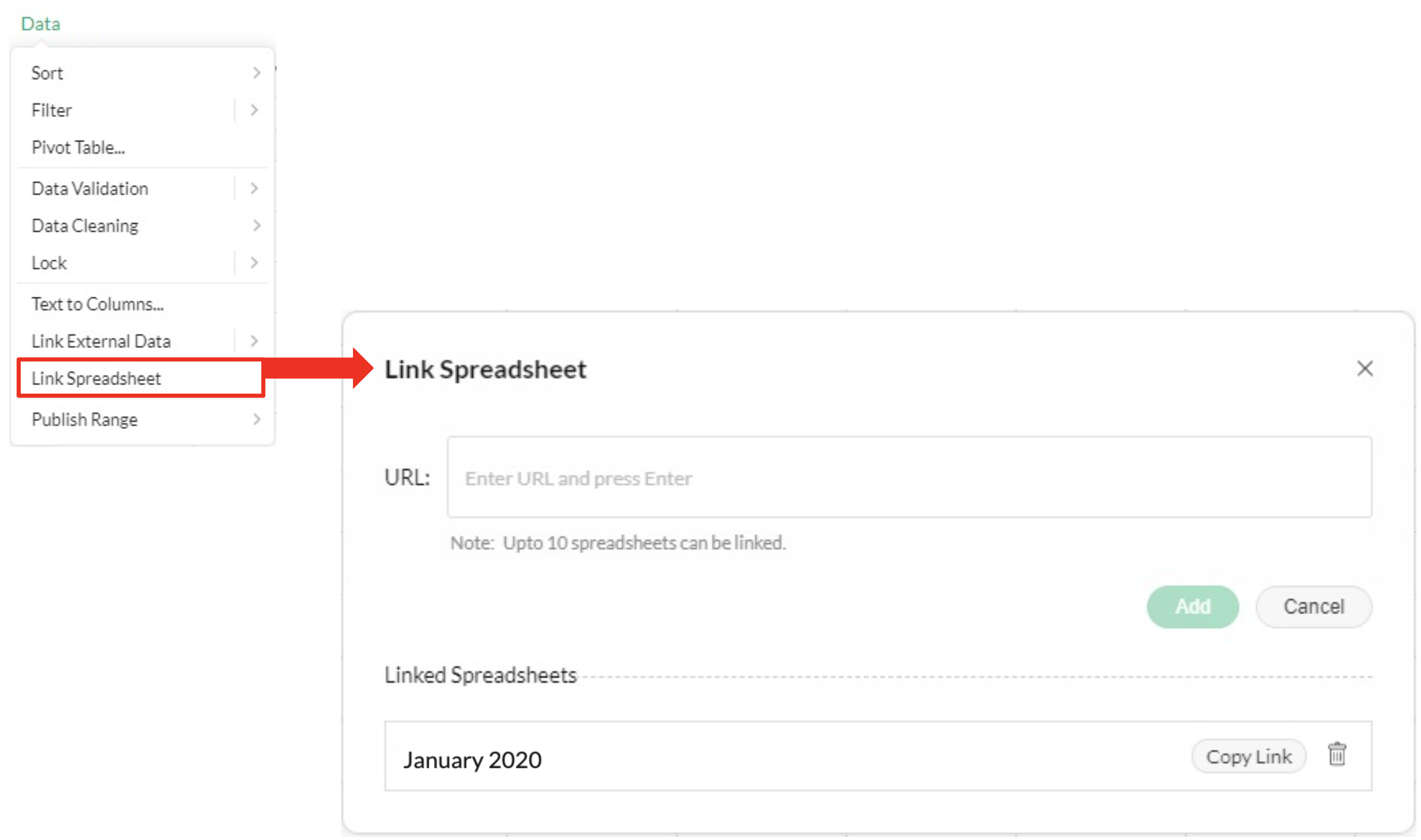 Import ranges from other spreadsheets using IMPORTRANGE | Zoho Sheet ...