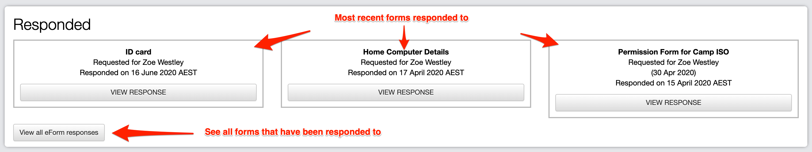 How can I view or change my response to a form? (Community and Group ...
