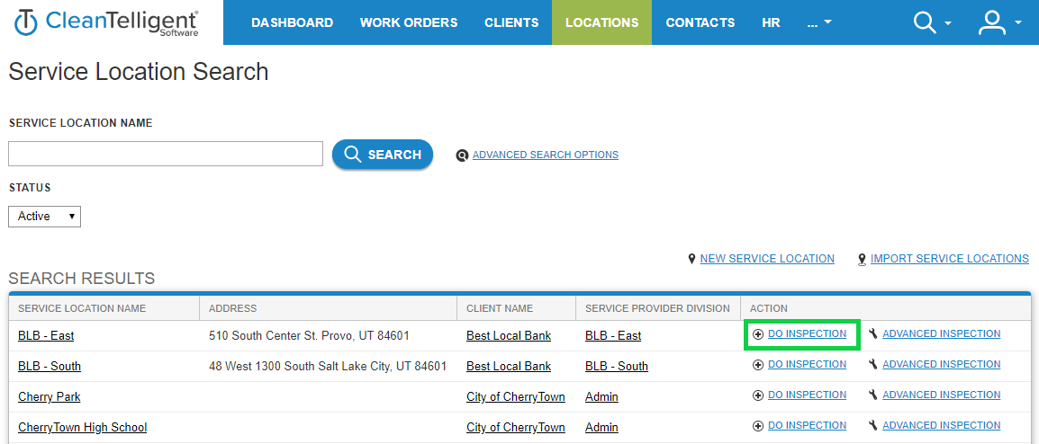 Perform a Web Inspection