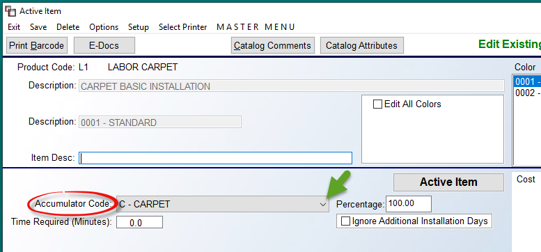 Accumulator Code Maintenance and Capacity Limits