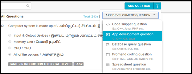 How To create Code Project / App Development Question