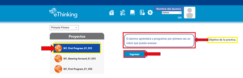 7.1.7- Registro de alumnos y activación de materiales en eThinking para ...