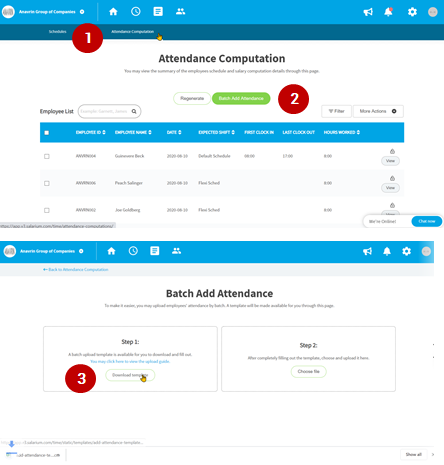 Batch Add Attendance Records
