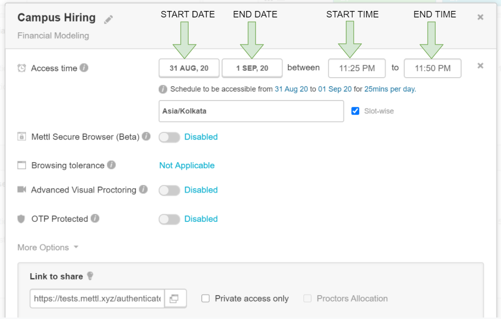How to schedule an Assessment