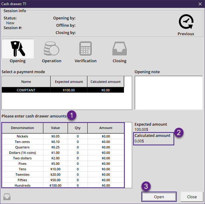 Managing your Cash registers