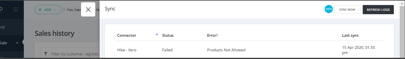 Xero Error FAQ