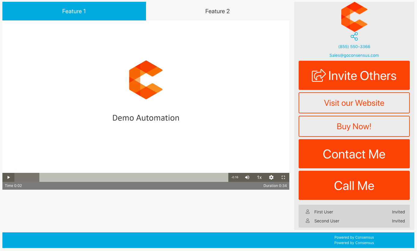 How to Create a Standard Demo within Consensus