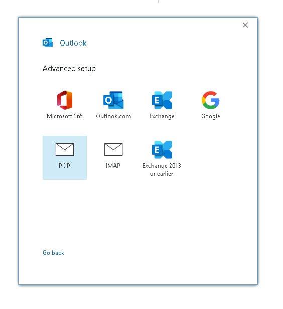 Step-by-step: E-Mail configuration for Outlook using POP/IMAP