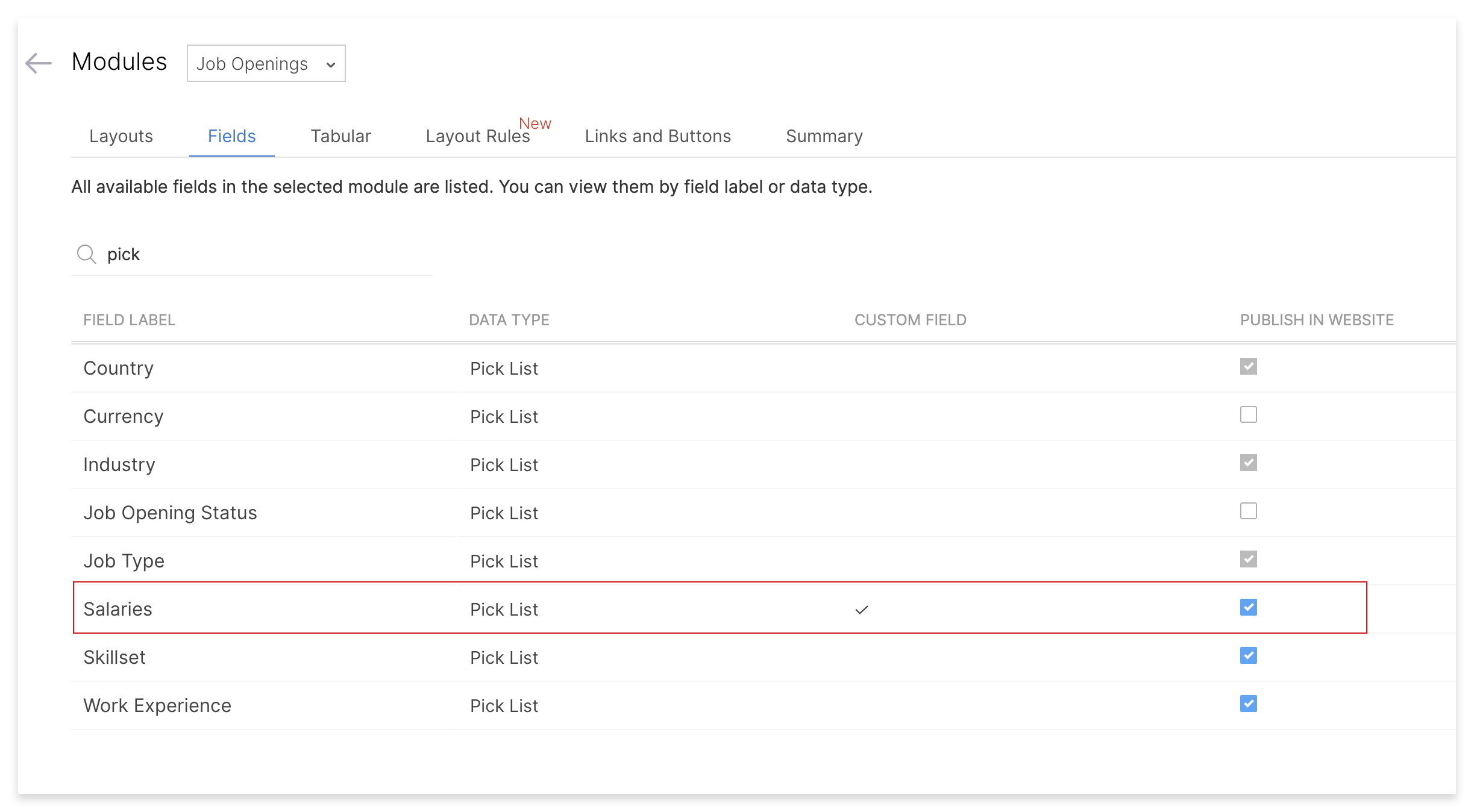 Customize job templates