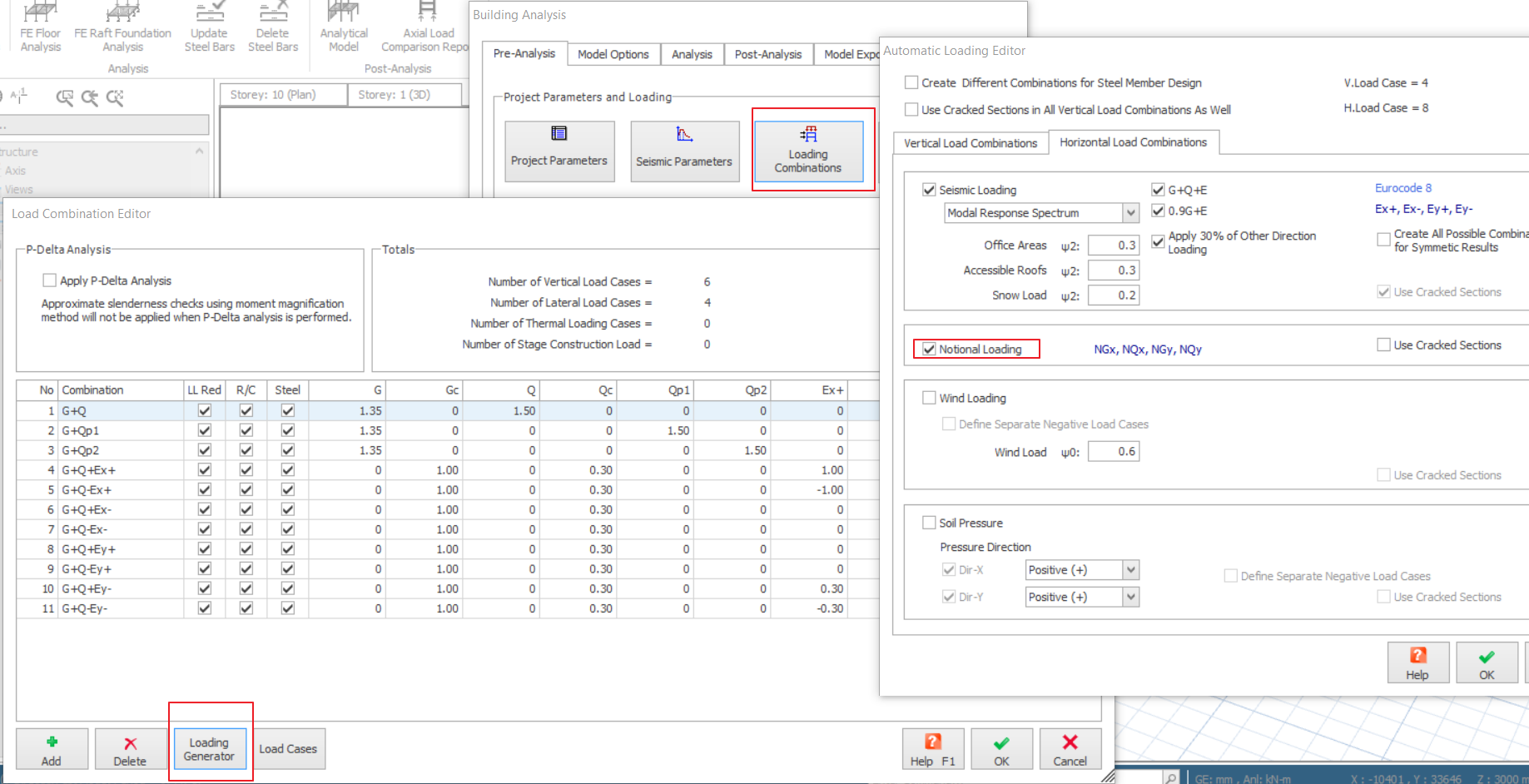 Notional Load and Input