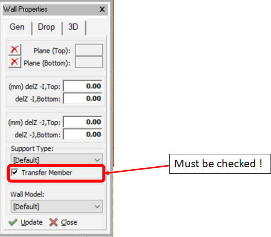 How to model a Transfer Beam