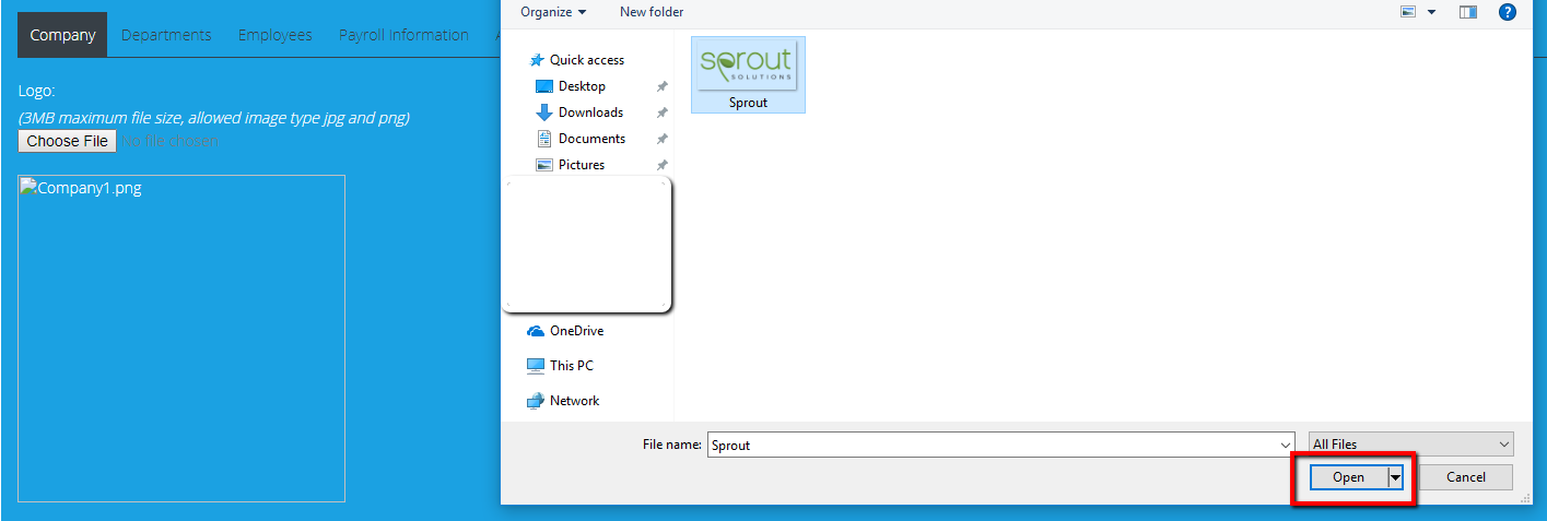 How to Add Company Logo in Sprout HR – Sprout Solutions