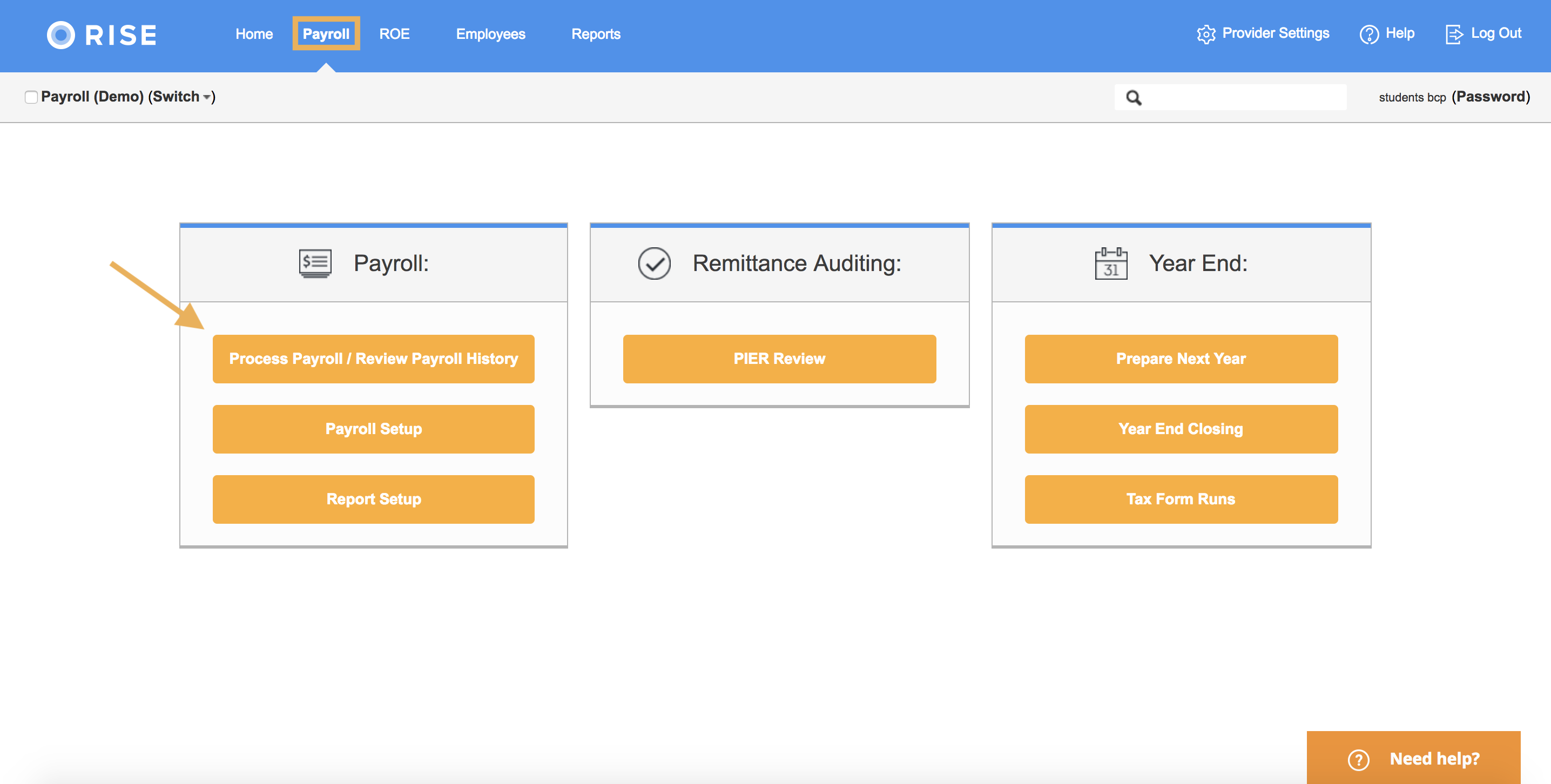 How to create an ad-hoc pay run