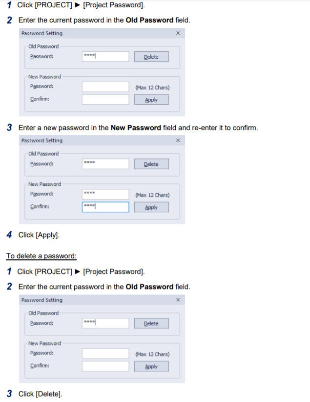 Solution Square : Setting up a Project Password for HMIs