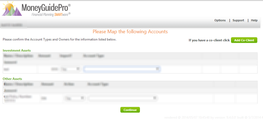 MoneyGuidePro Integration
