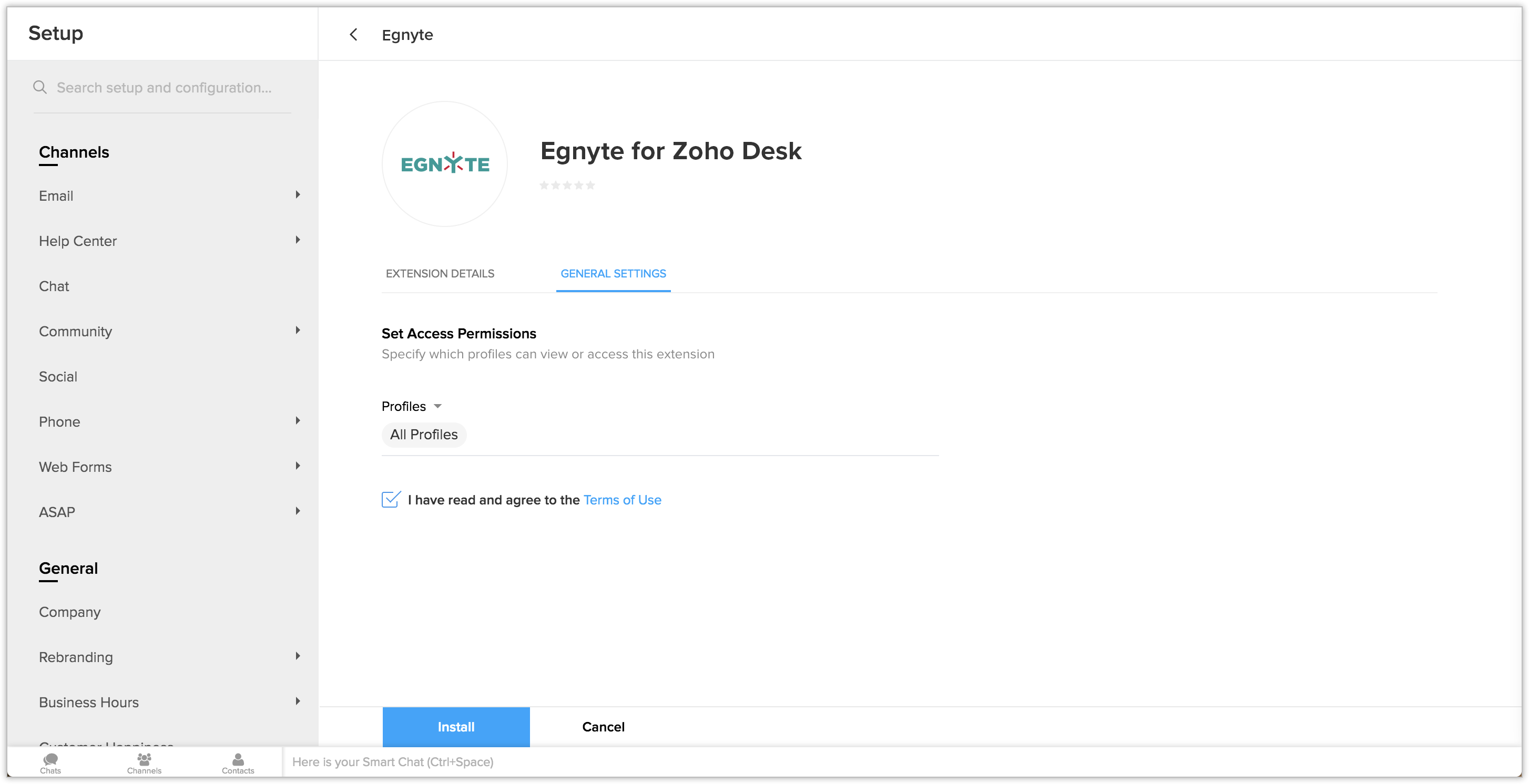 Egnyte Extension - Zoho Desk Knowledgebase