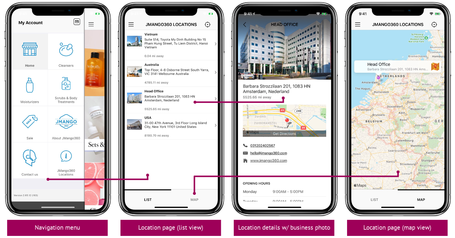 Create a location page