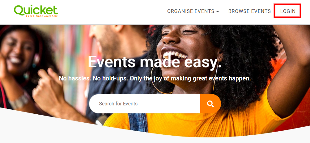 How to Register an account on Quicket