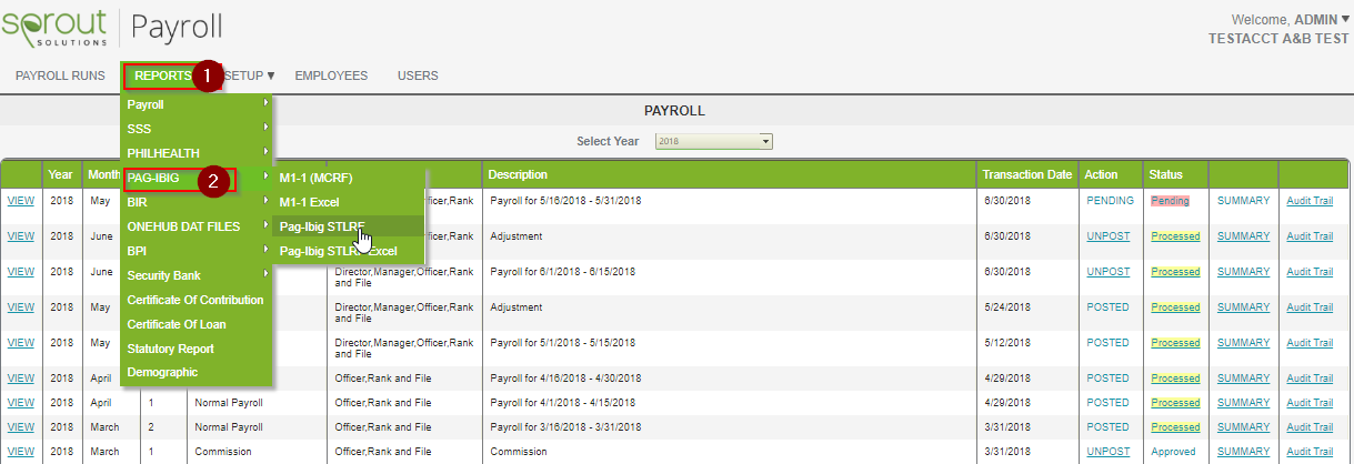 How to Generate HDMF STLRF in Sprout Payroll – Sprout Solutions