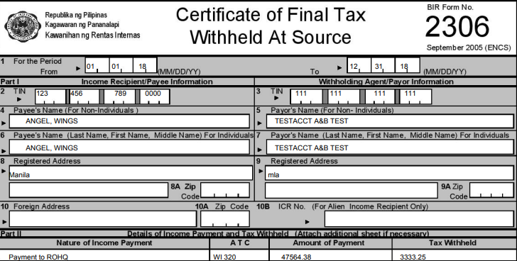 How to Generate BIR form 2306 in Sprout Payroll – Sprout Solutions
