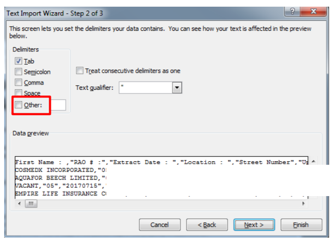 Steps to change Text (.txt) to Excel (.xlsx)
