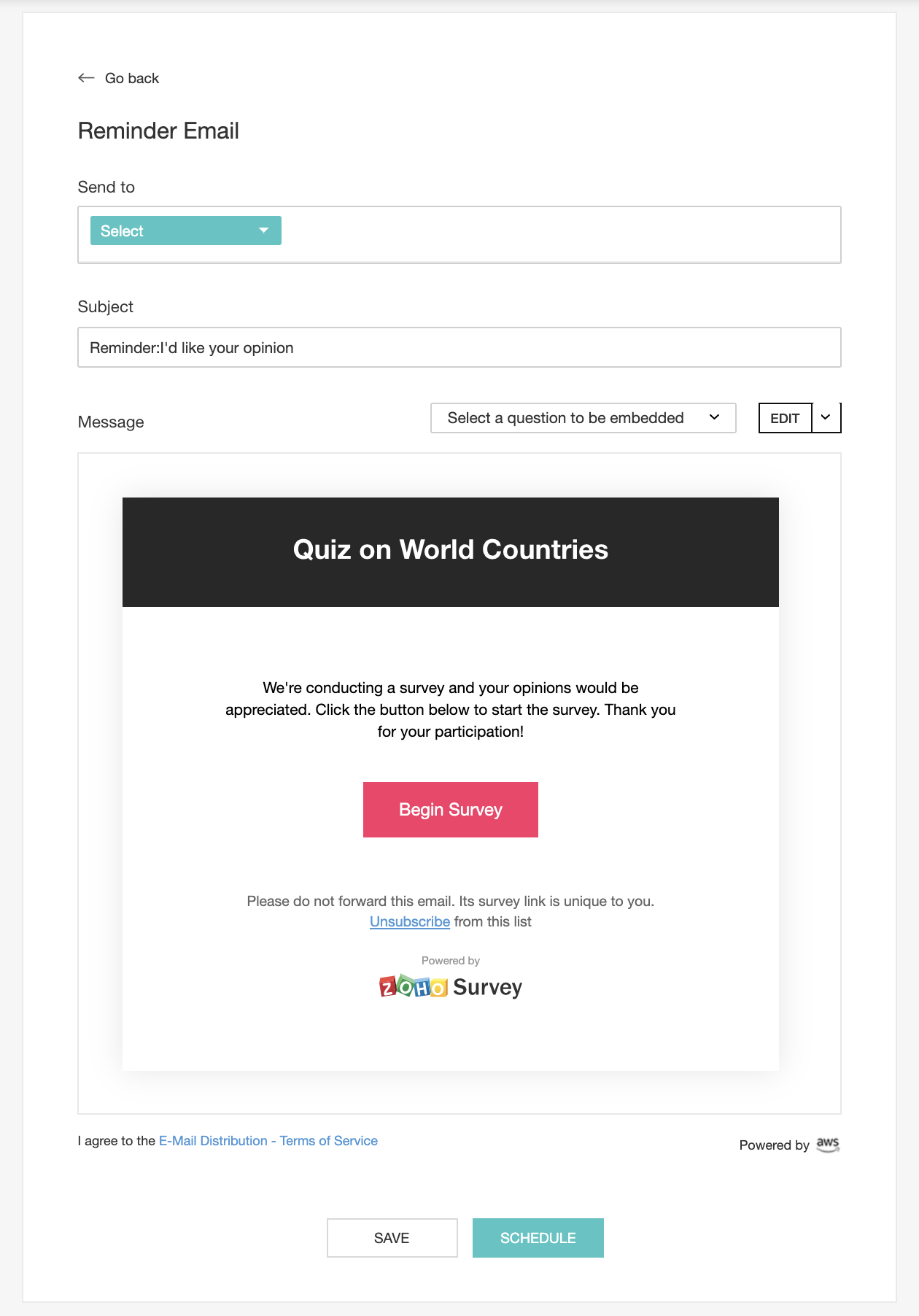 Learn About Zoho Survey's Survey Distribution Methods - Online Help Guide