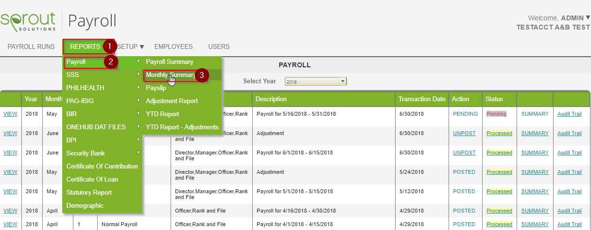 How to Generate Monthly Payroll Summary in Sprout Payroll – Sprout ...