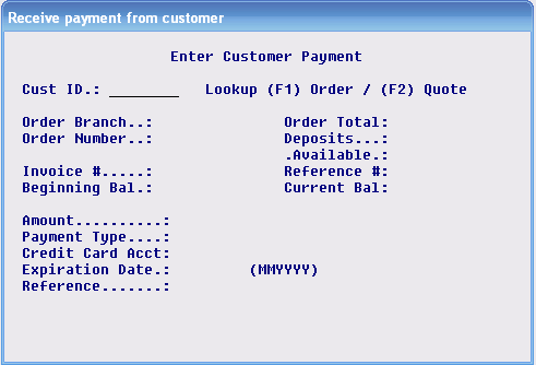 Using the Receive Money Function