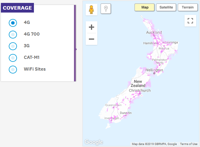 Spark Network Coverage