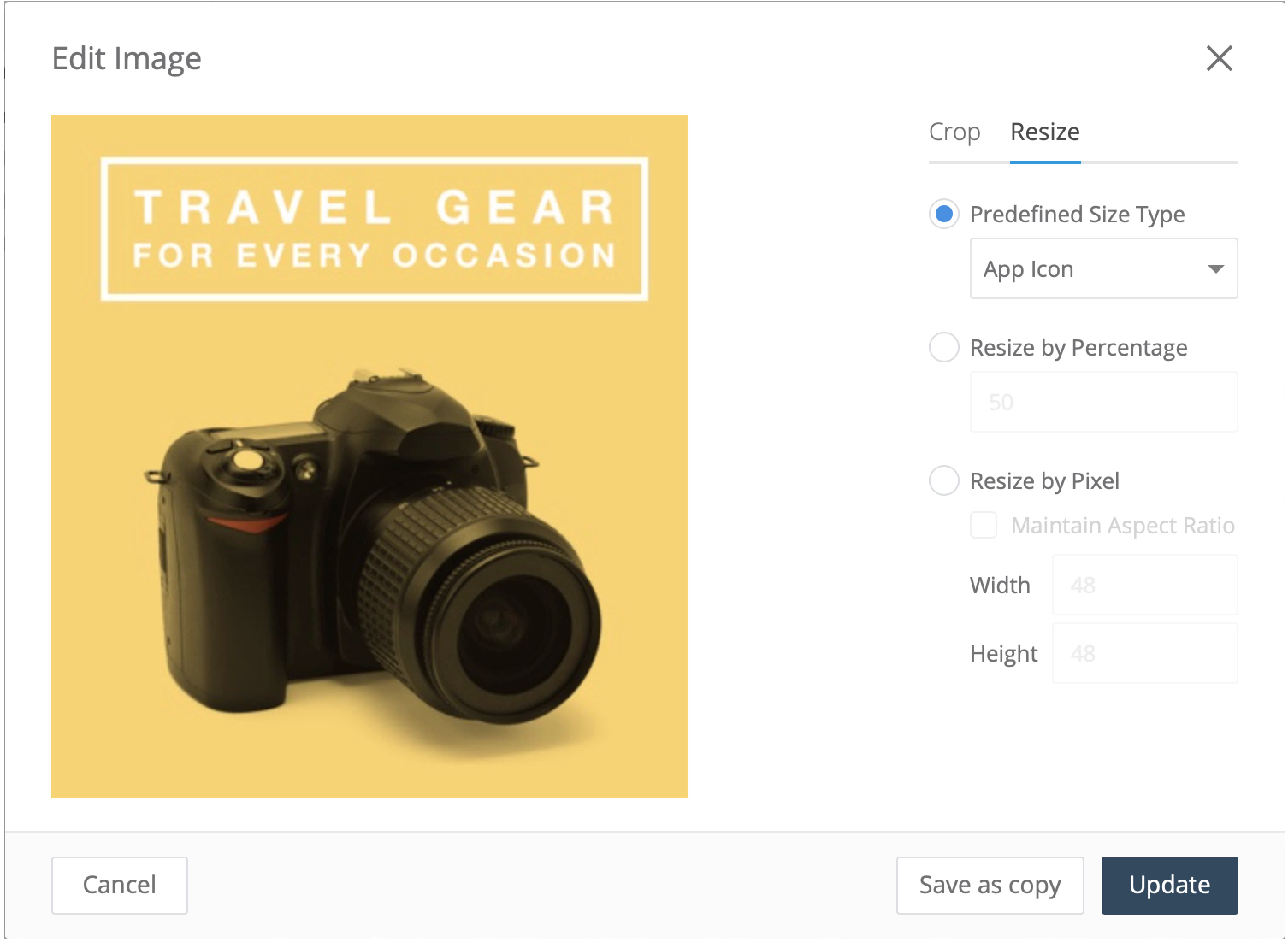 Upload and manage images