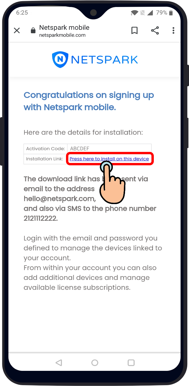 How do I create a Netspark Account?
