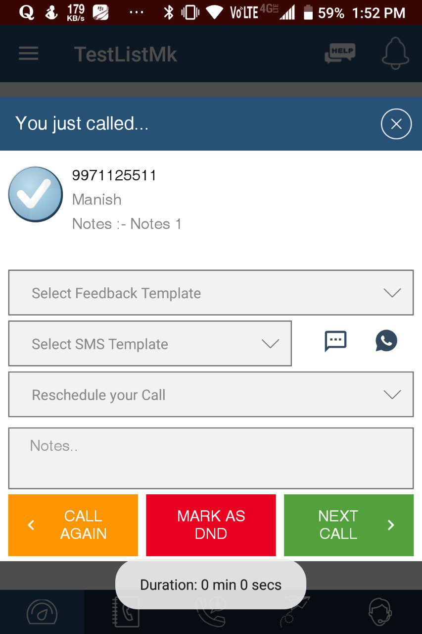How to Start Calling using the Mobile App.