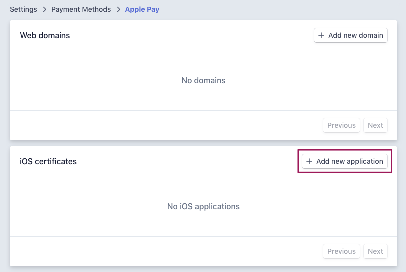 Apple Pay - Stripe: Setup