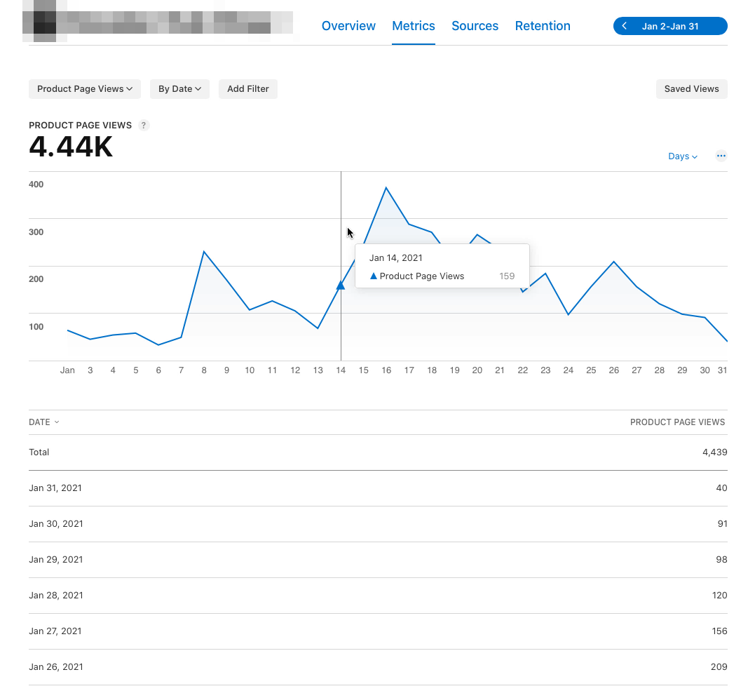 App Analytics with App Store Connect