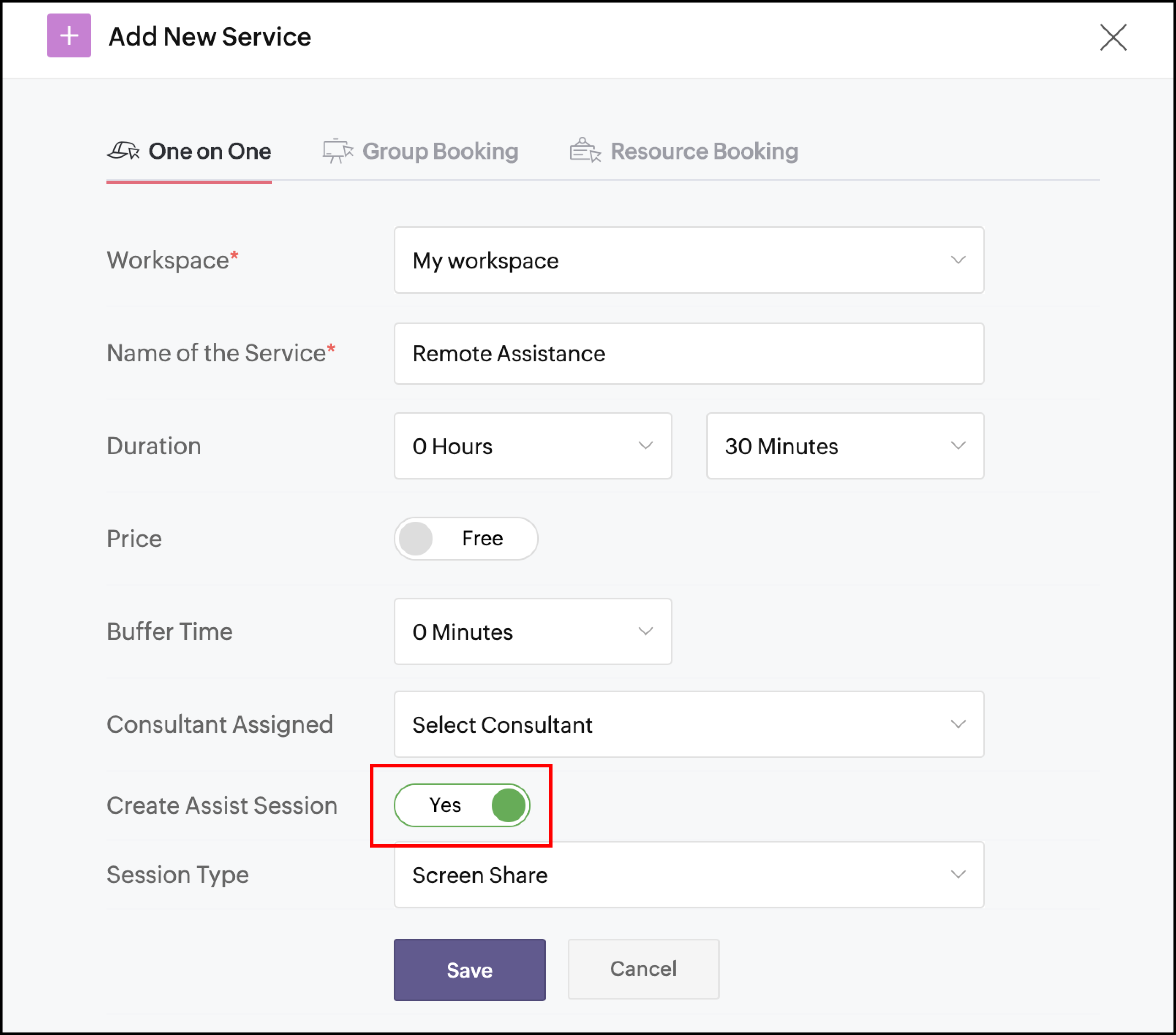 Zoho Assist Integration | Help - Zoho Bookings