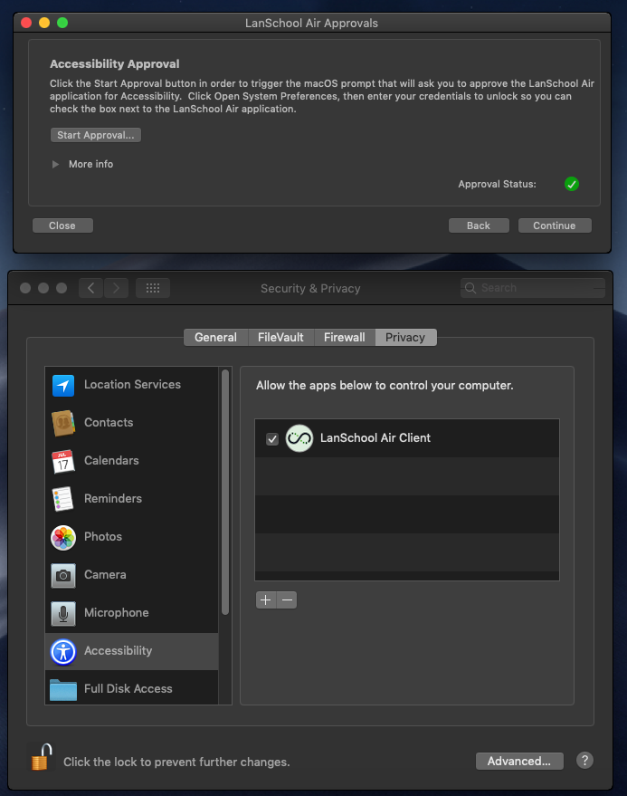 Installing LanSchool Air for Mac Student