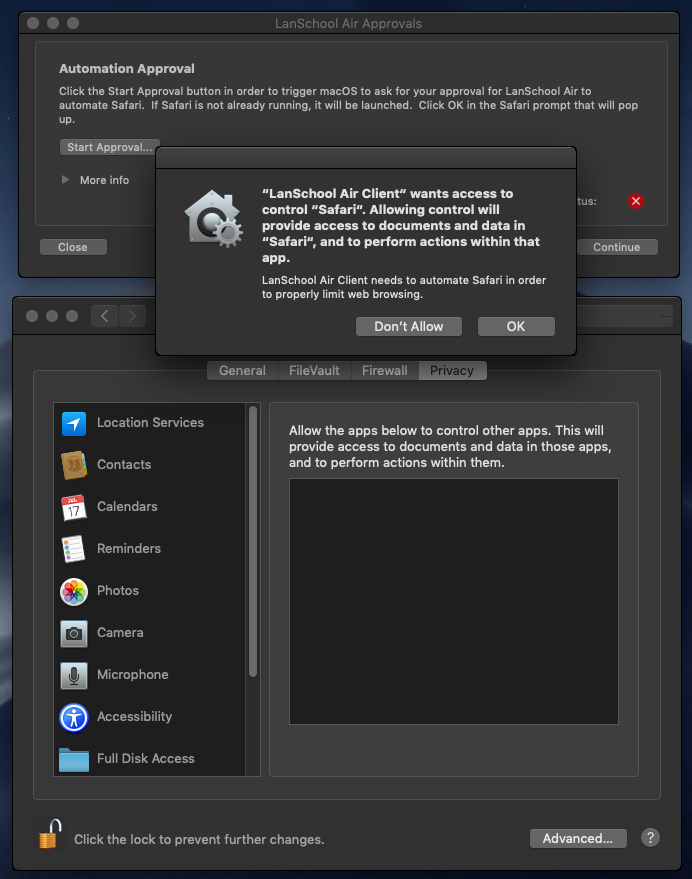Installing LanSchool Air for Mac Student
