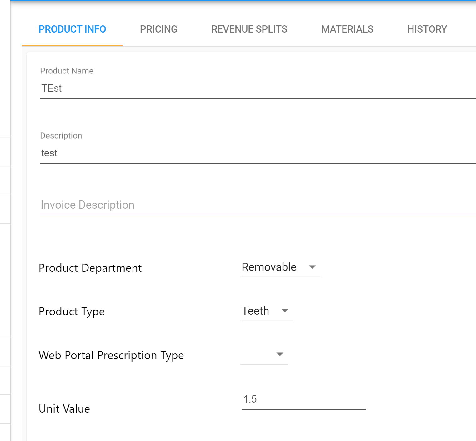 Setting Up Product Groups