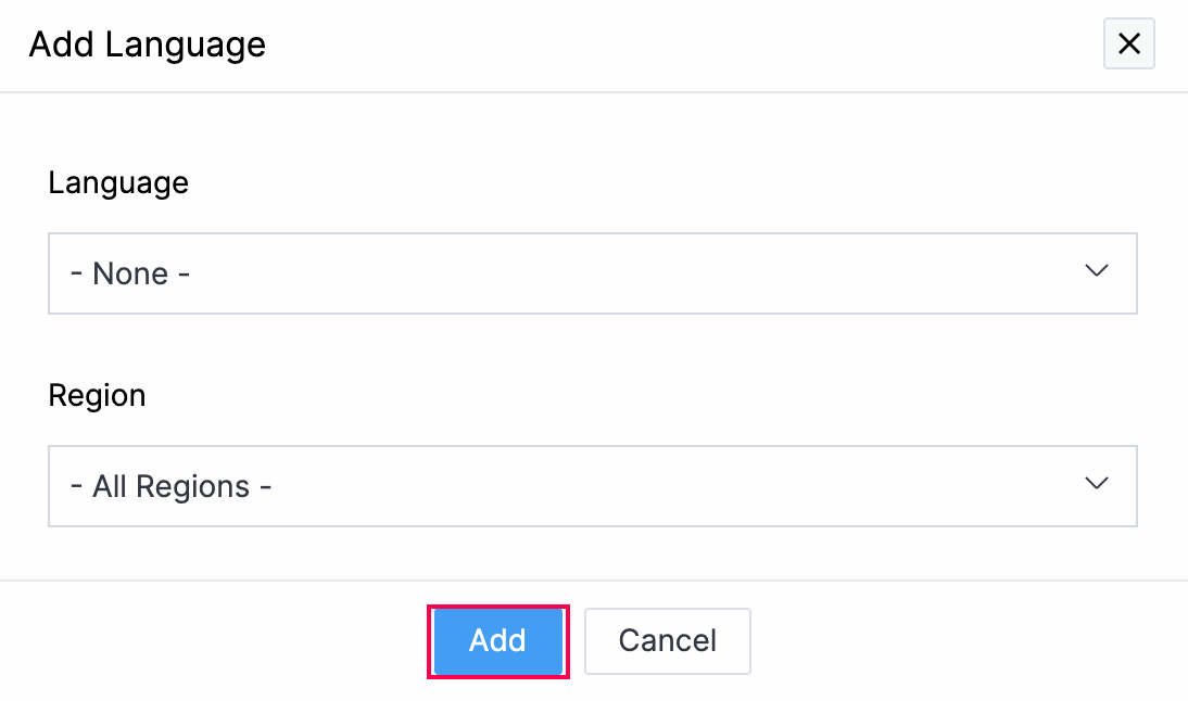 Edit or Delete Languages