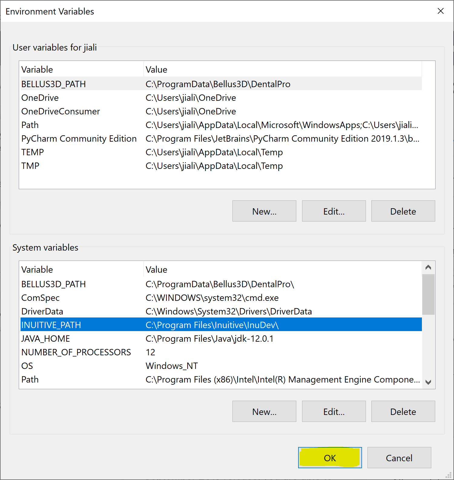 Trouble Shooting: INUITIVE_PATH empty after Updating from 0.9.3 to 1.1. ...
