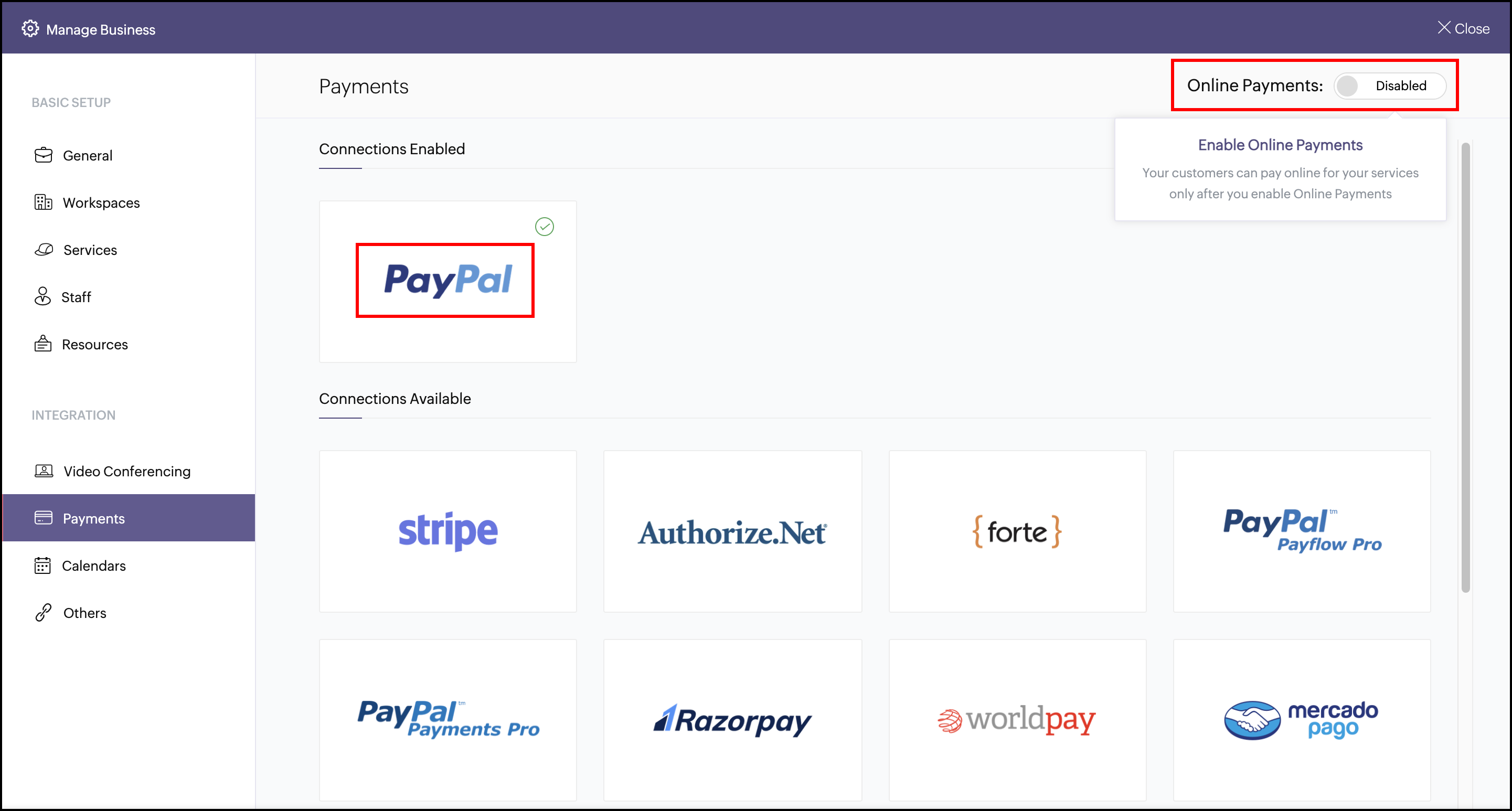 Paypal Payment Integration