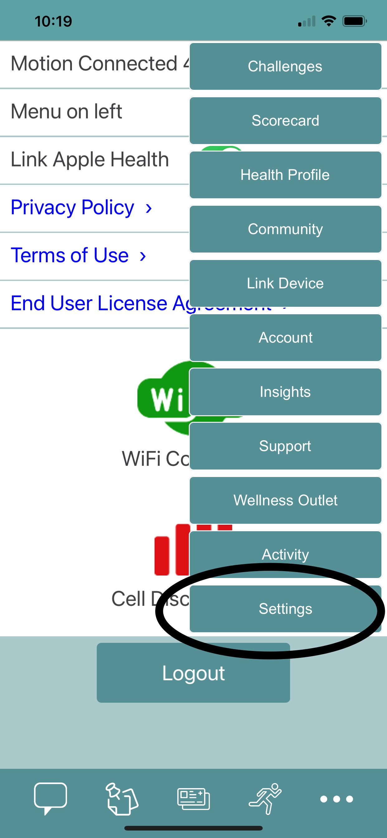 Linking Apple Health to Motion Connected