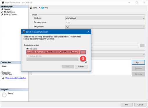 ALL: How to backup/restore a database in SQL Server Management Studio