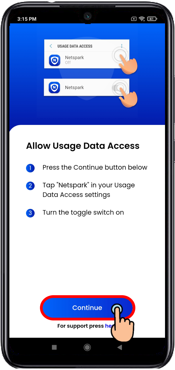 How do I install Netspark Mobile on a Xiaomi device?